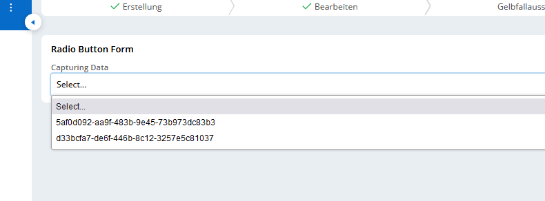 Add radio buttons to page list to make entries selectable | Support Center Add radio buttons to page list to make entries selectable | Support Center